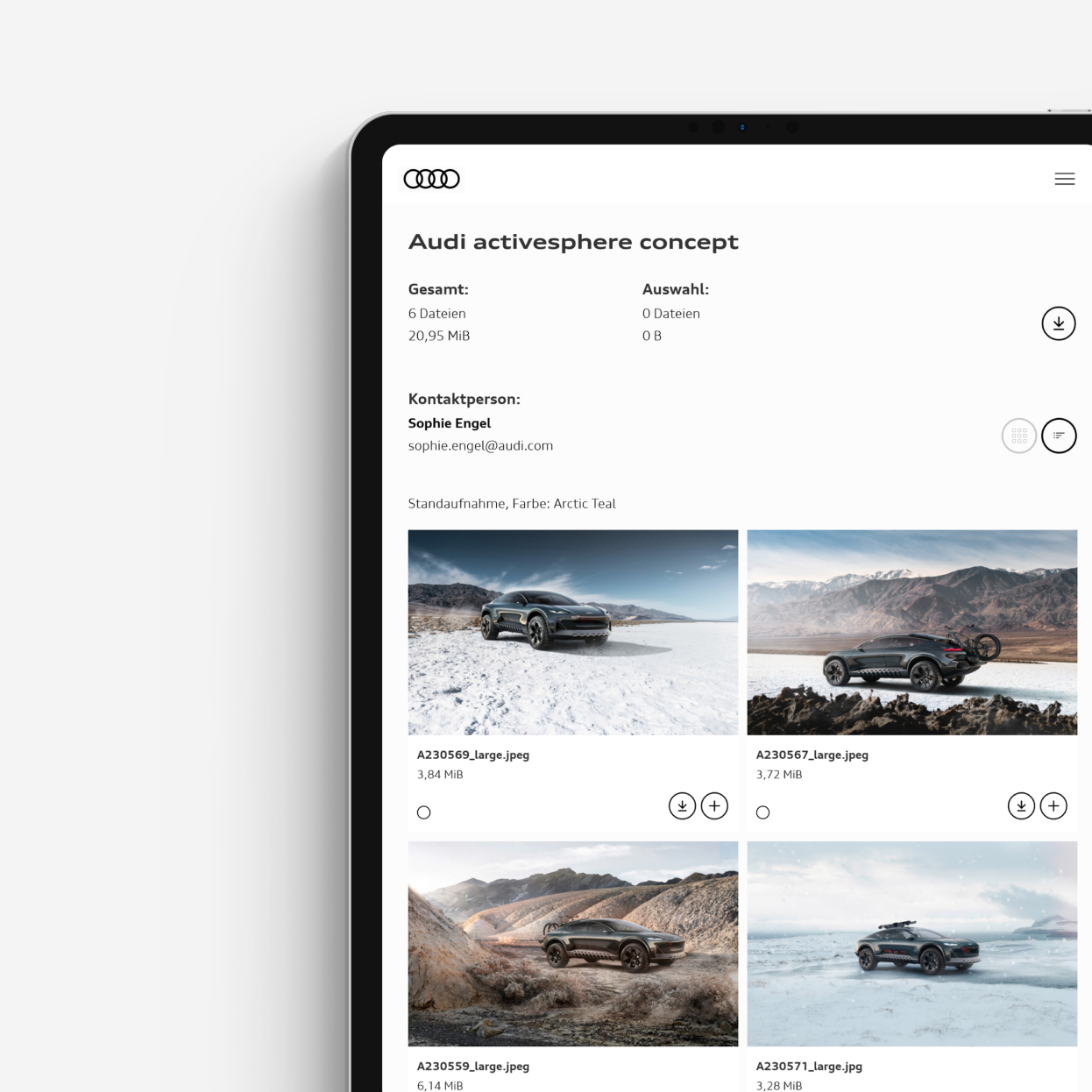 Audi Media Sharing: Smarte Datentransfer Webapp macht Sharing und ...
